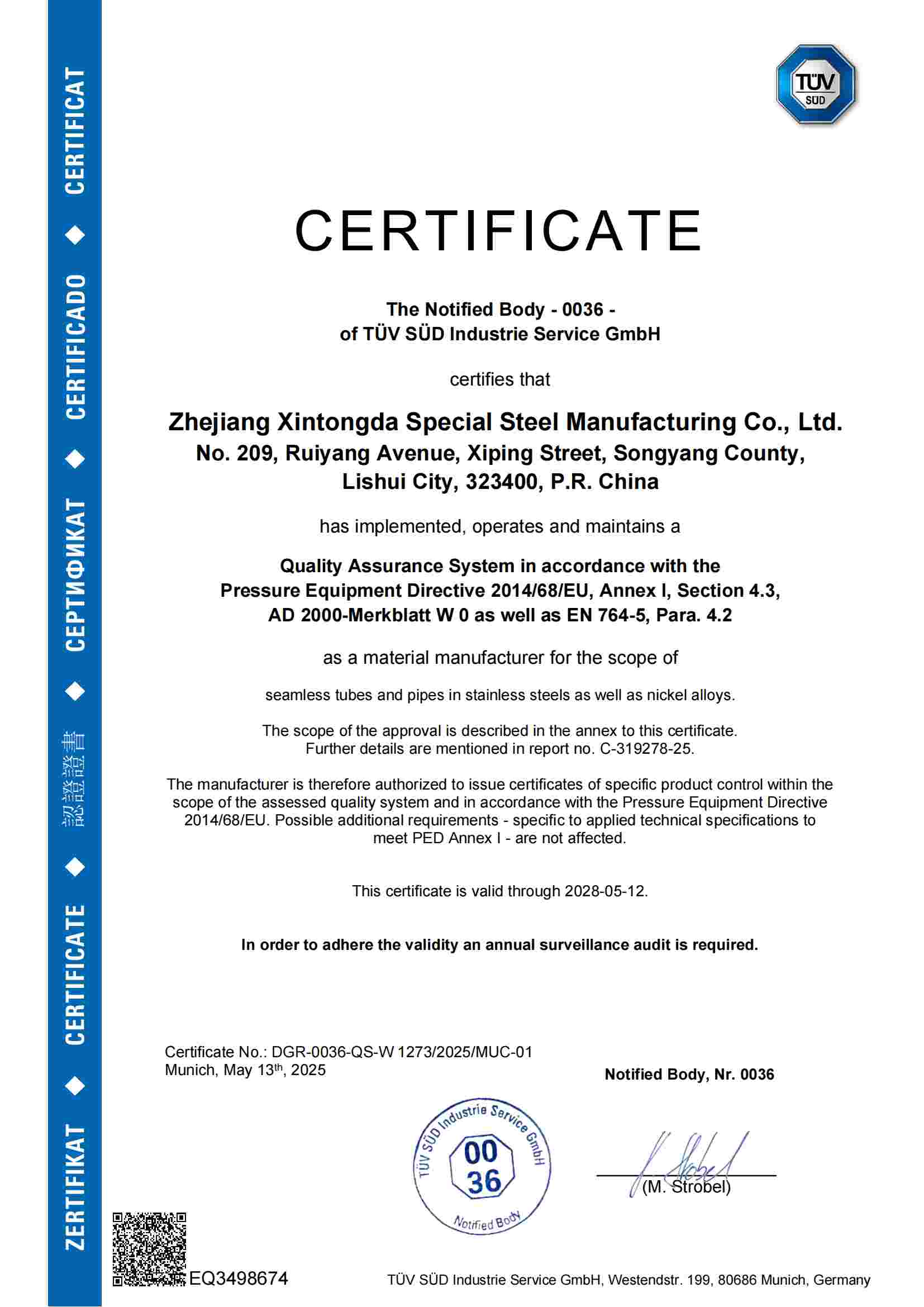 Certifications & Quality Standards
